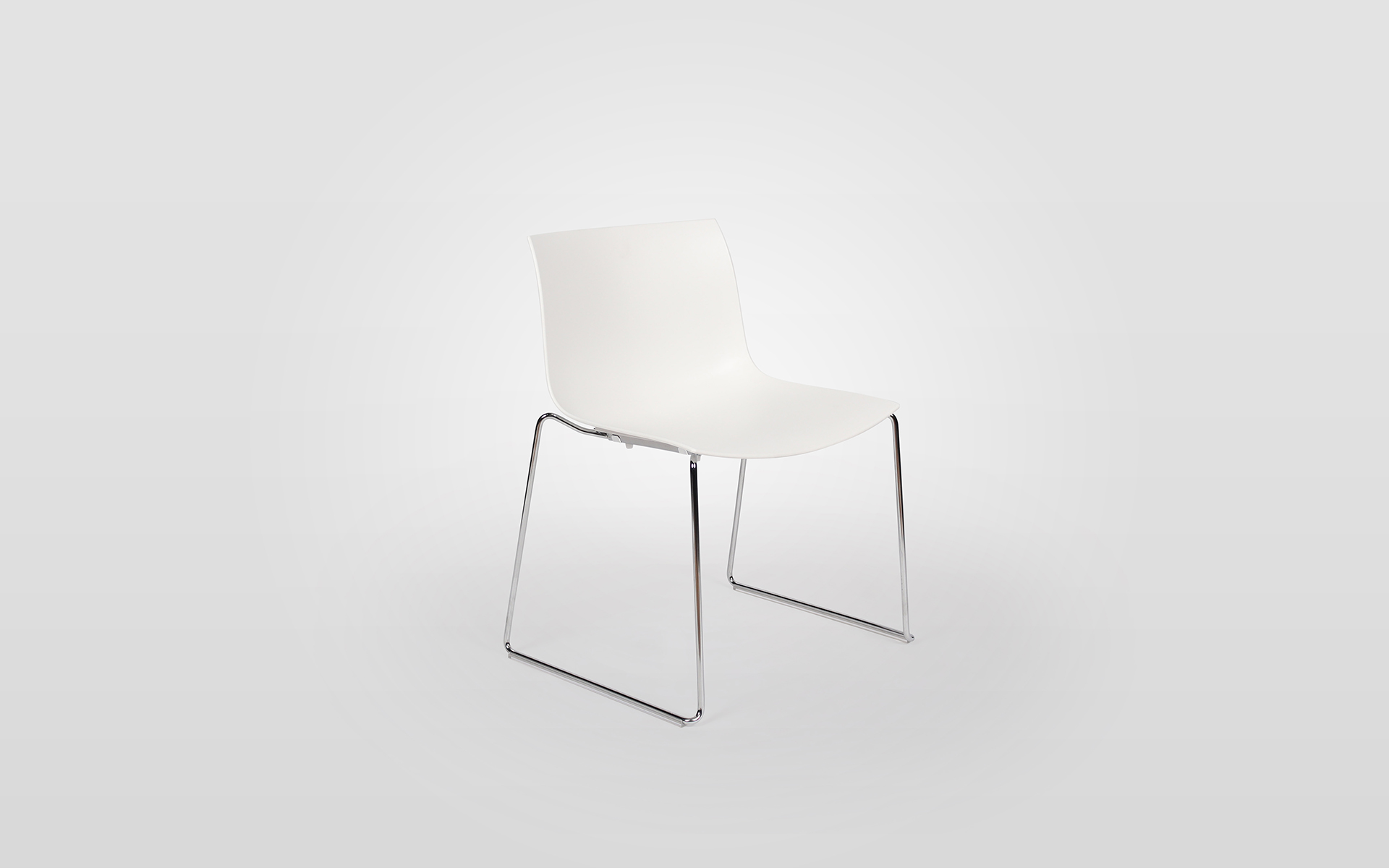 Catifa 53 Sled Dining Chair | Designer Office Chairs, Dining Chairs ...
