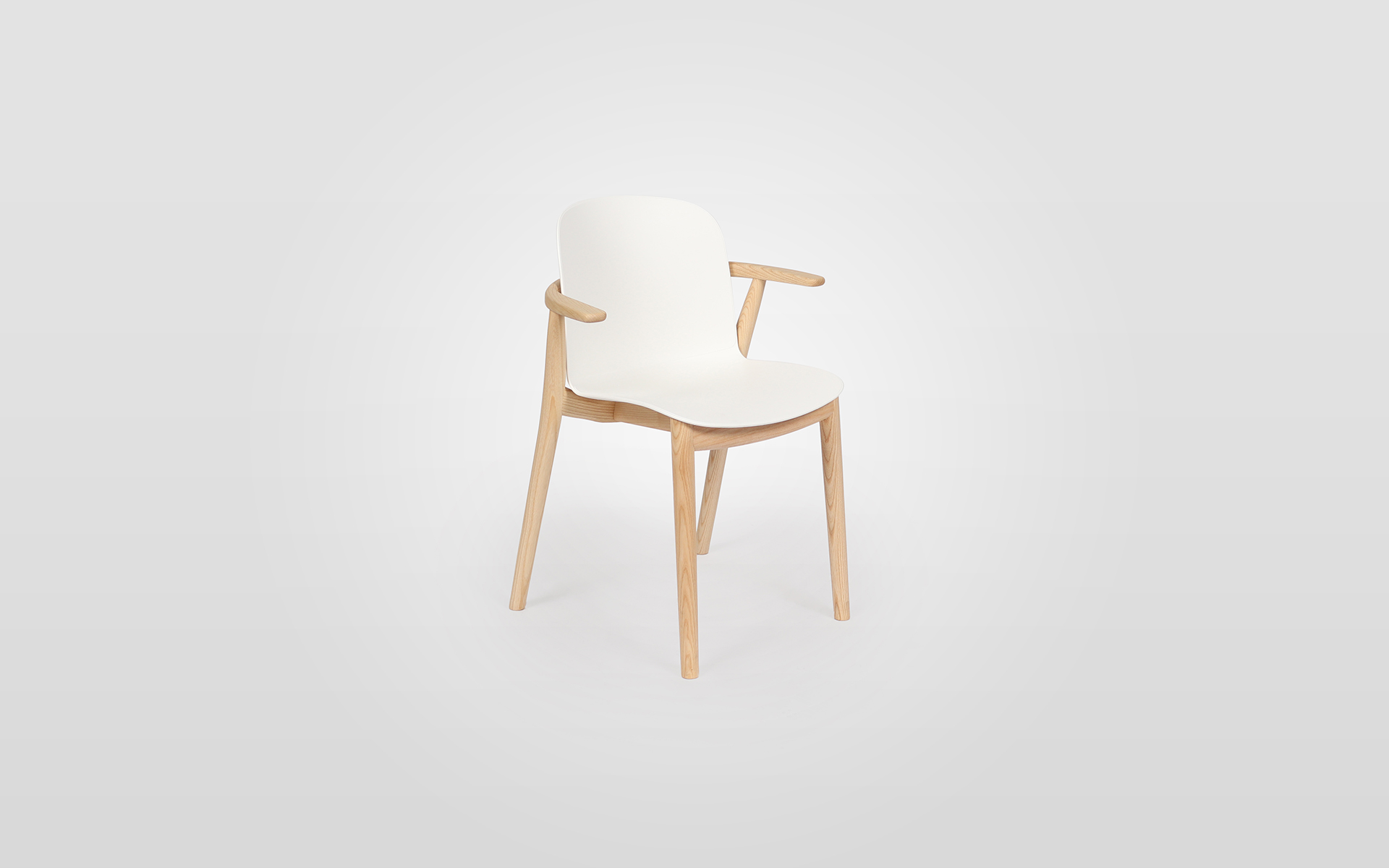 Relief 4-Leg Timber Armchair | Designer Dining Chairs, Office Chairs ...